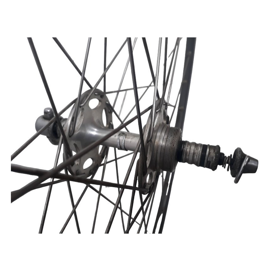 Roue velo vintage arrière 700 Mavic Open SUP Dura ace d'occasion