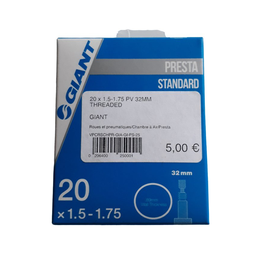 20 inches air tube Giant presta, 20% off