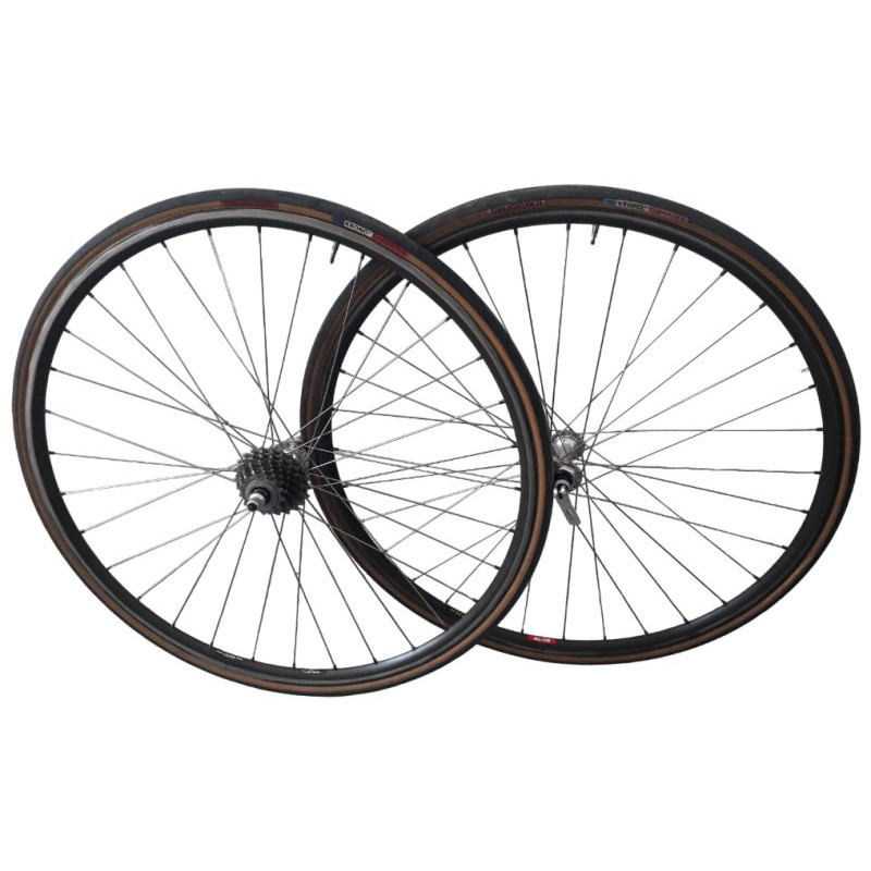 Wheelset Matrix Iso C-II Dura-ace hubs 8s tires, used