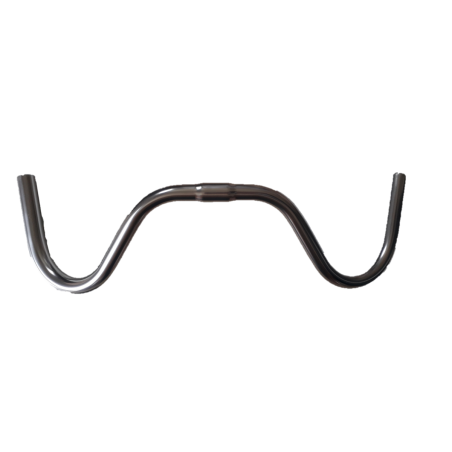 Mustache handlebar bike 54 cms aluminium polished at -37 %