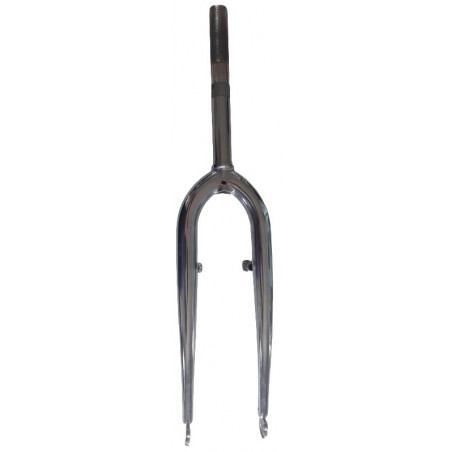 Fork for MTB 24 inches 1 inch threaded chromed, cheap